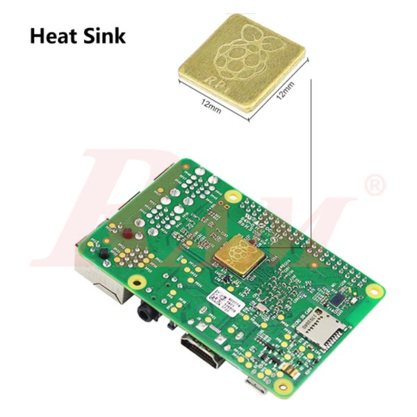 Raspberry Pi Dual Fans 5vdc With Heatsink Cooling System Ram Electronics Website